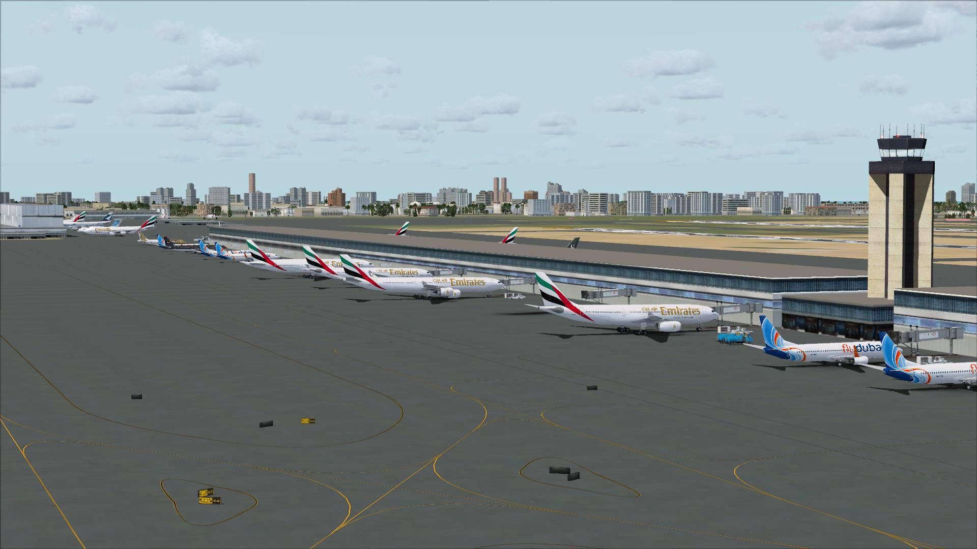 Dubai International Airport Scenery for FSX & P3D