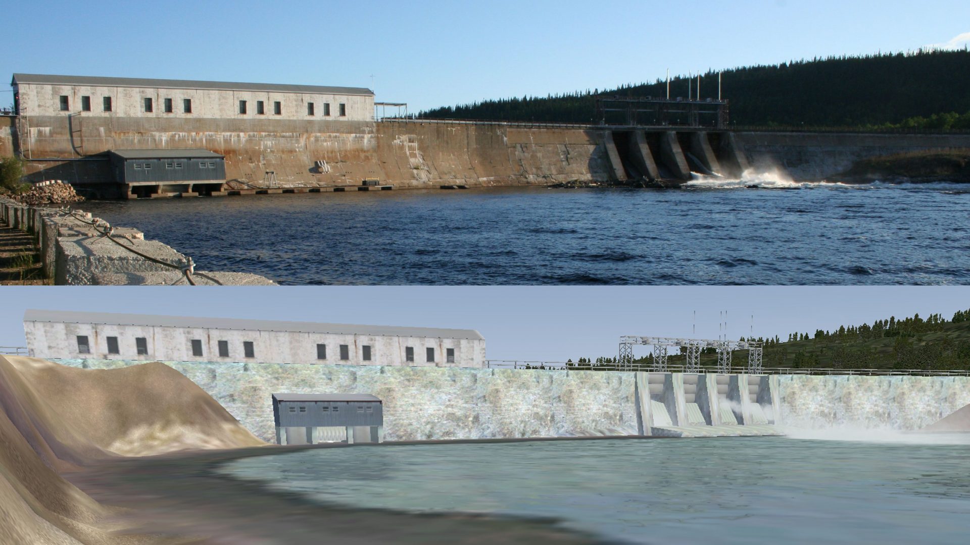 Gouin Dam - Barrage Gouin Scenery for FSX & P3D