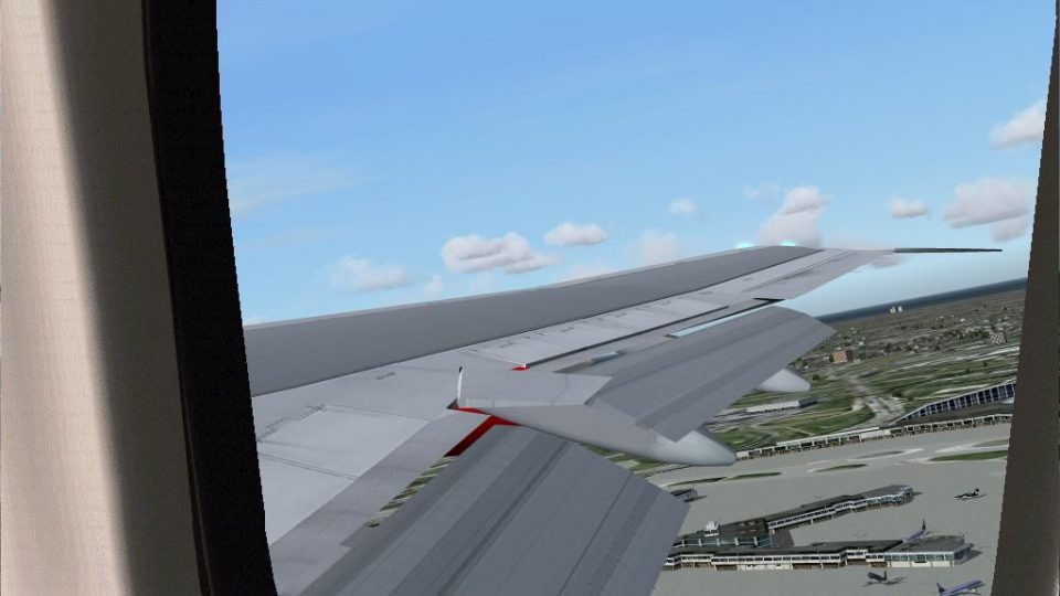 Wing Views for the Project Opensky Boeing 747-200 for FS2004