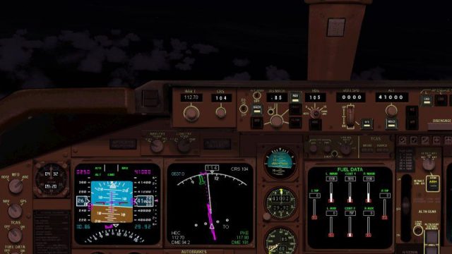 Boeing 747-400 Panel for FS2004
