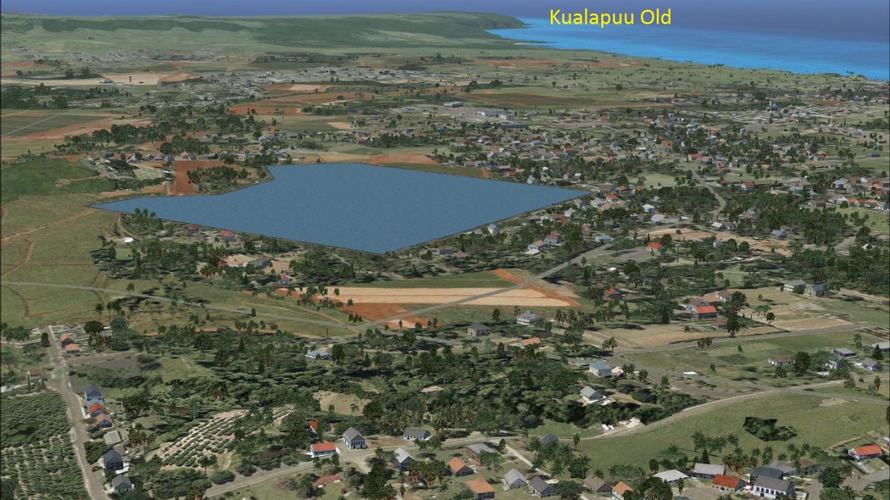 Scenery And Landclass For Molokai for FSX & P3D