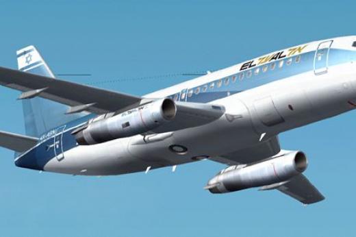 El Al Boeing 737-700 for FS2004