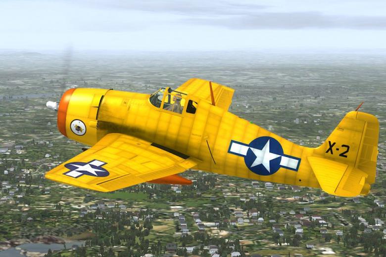 US Navy Grumman F9F Panther Drone for FSX