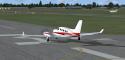 Red/White Cessna 414 Chancellor for FSX