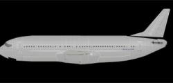 Default Boeing 737 Paint Kit for FSX