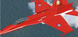 Red Arrows F-18 Hornet for FSX