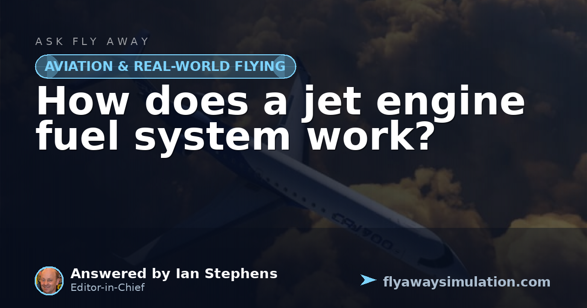 How Does A Jet Engine Fuel System Work Fly Away Simulation