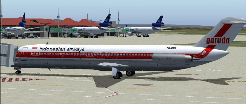 Garuda Indonesia Douglas DC-9 for FS2004