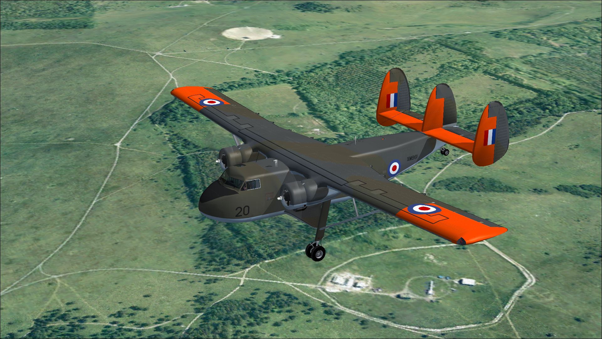 RAF Twin Pioneer XM961 for FSX