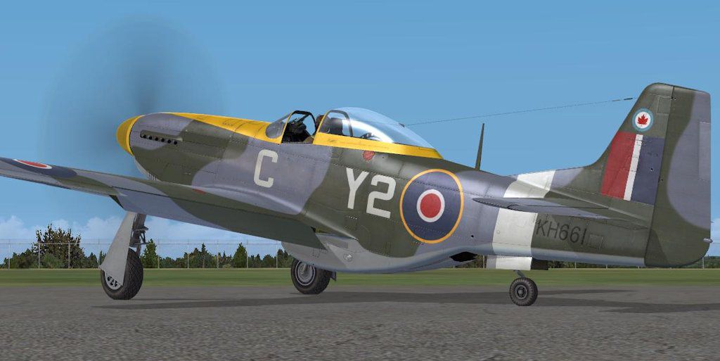 RCAF P-51D Mustang IV KH661 for FSX