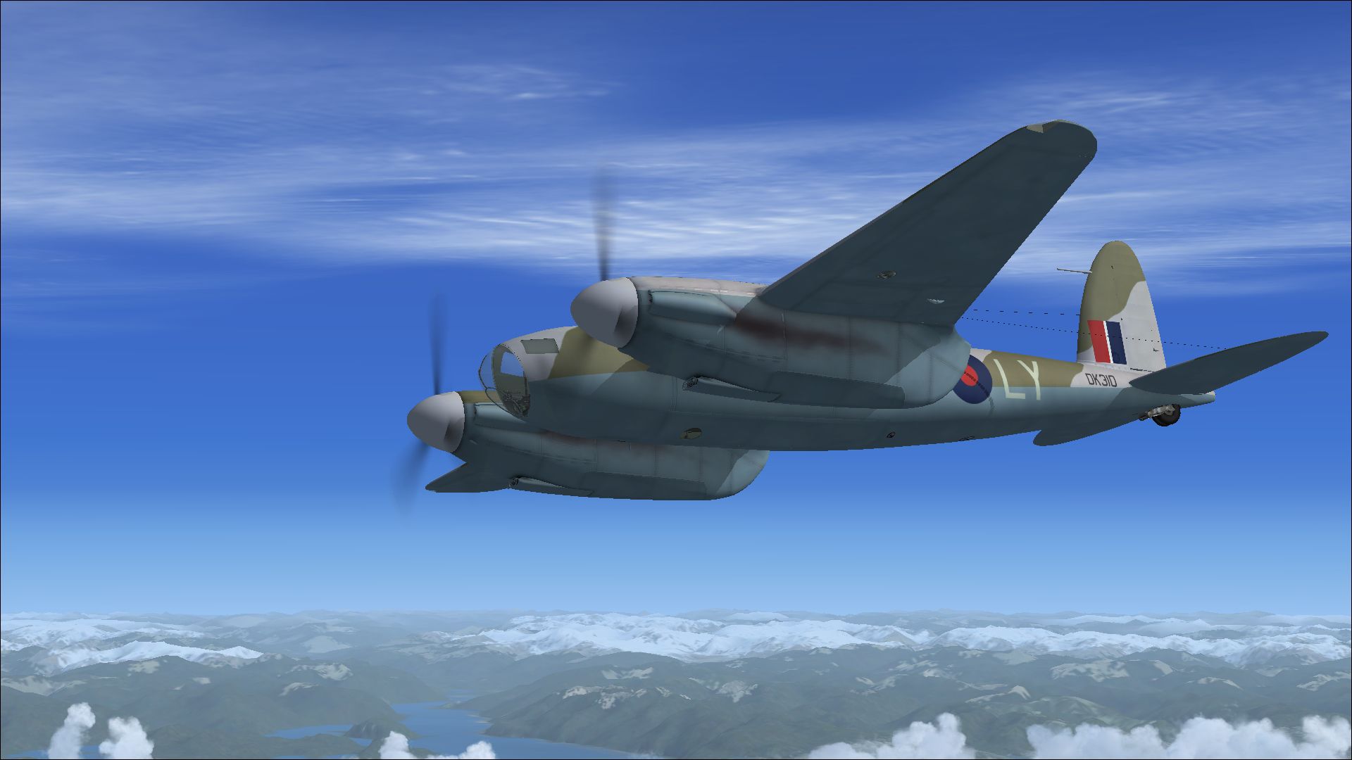DeHavilland Mosquito PR.IV DK310 for FSX
