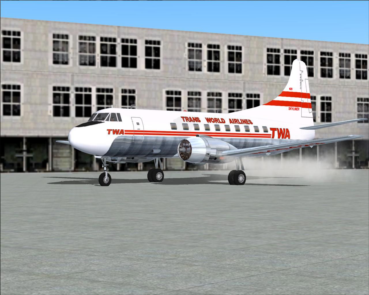 TWA Martin 4-0-4 for FS2004