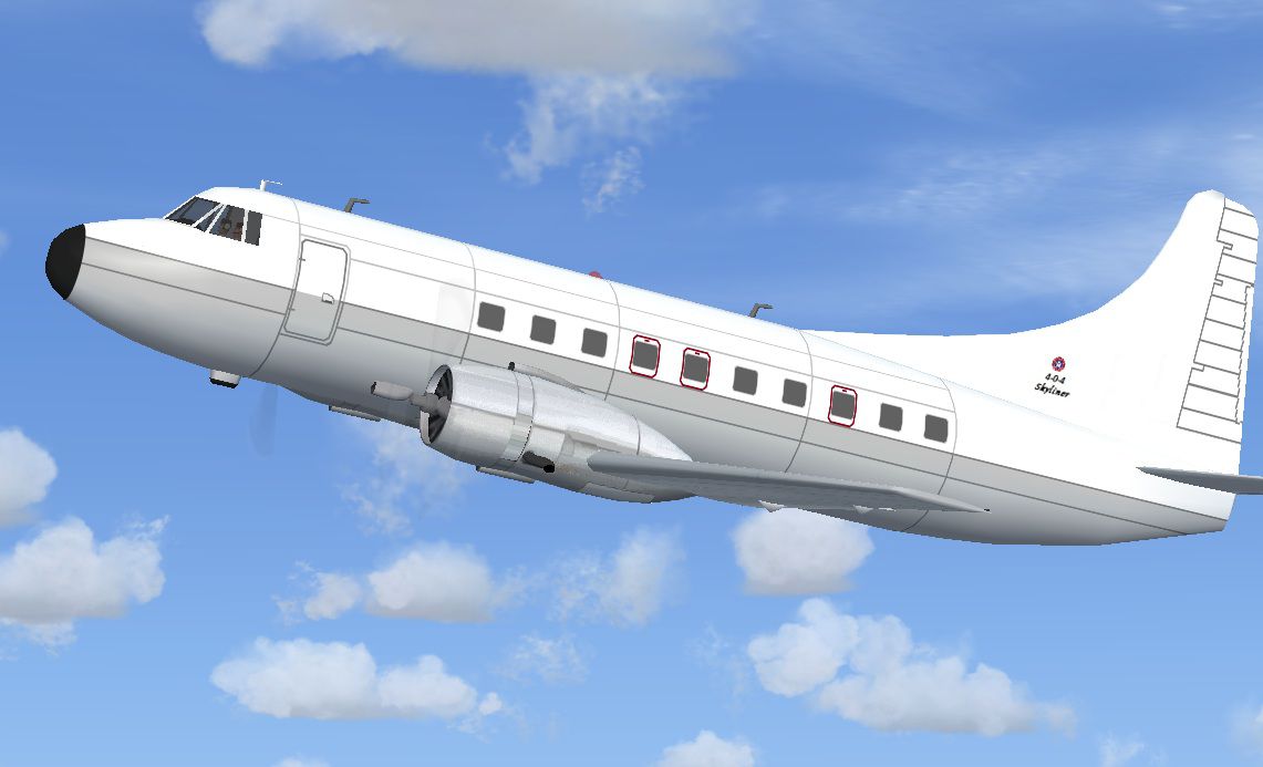 Martin 404 Repaint Pack for FS2004