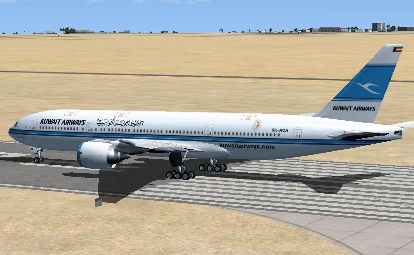 Kuwait Airways Boeing 777 269ER 9K AOA For FSX