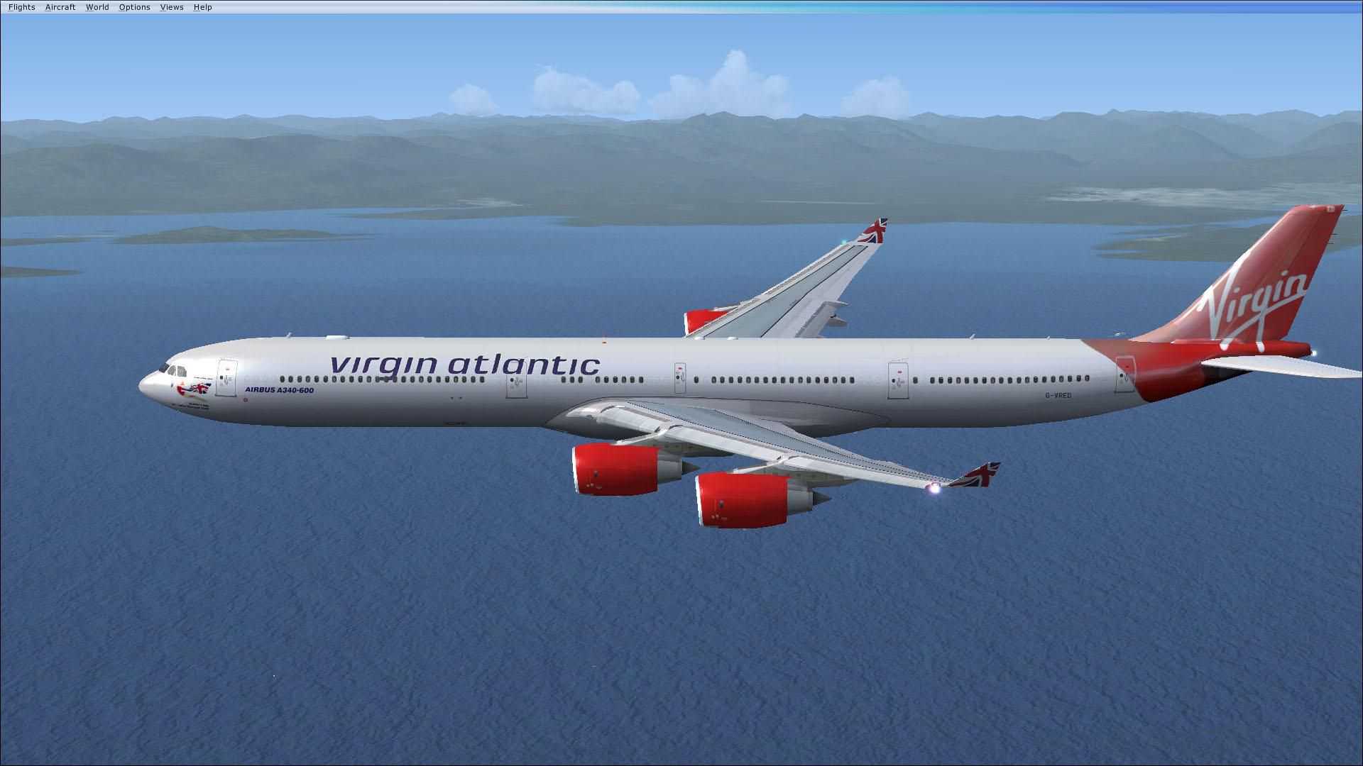 Virgin Atlantic Airways Airbus A340-600 G-VRED for FSX