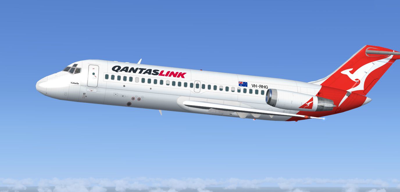 Qantaslink McDonnell Douglas DC-9-20 VH-RHG for FSX
