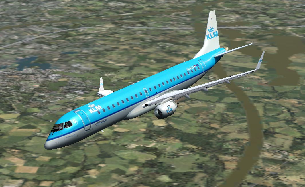 KLM Cityhopper Embraer 190 Two Livery Pack for FSX