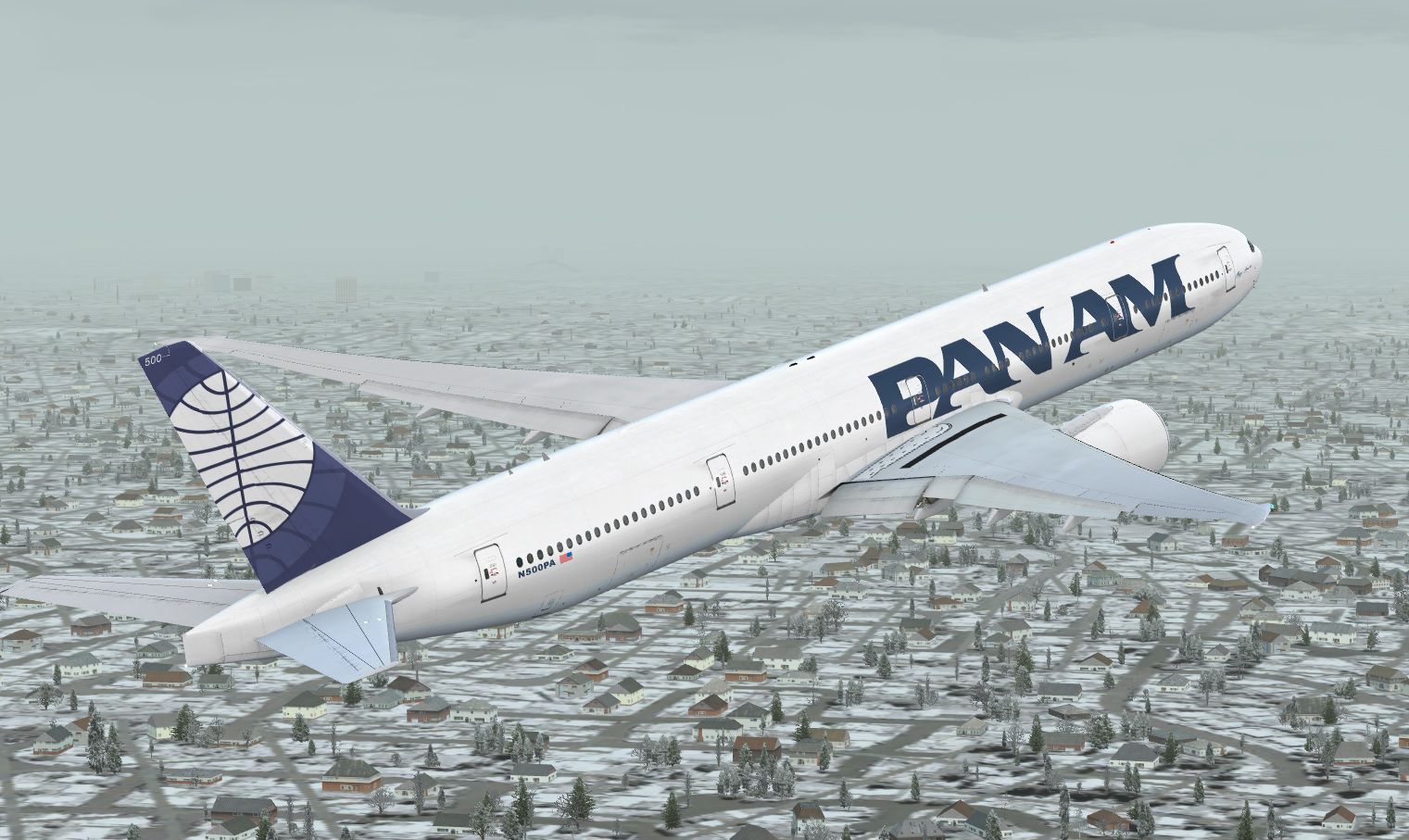 Pan Am Boeing 777-300 for FSX