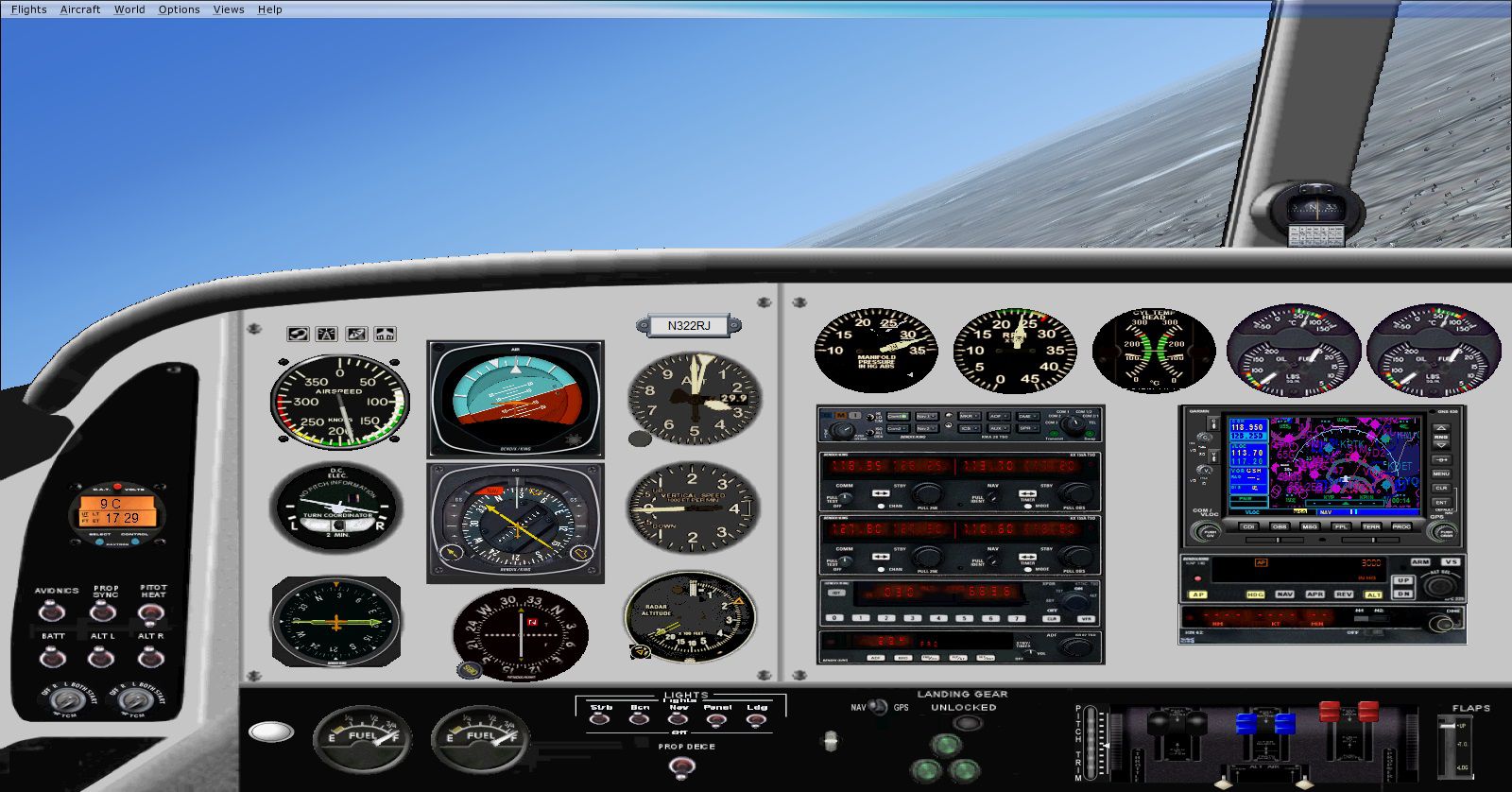 Beechcraft BE-60 Duke Updated Package for FSX
