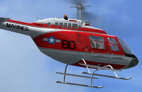 TH-57 Sea Ranger Bell 206B for FSX