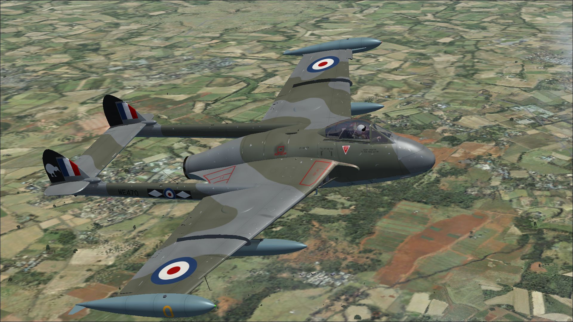 De Havilland Venom FB1 WE470 for FSX