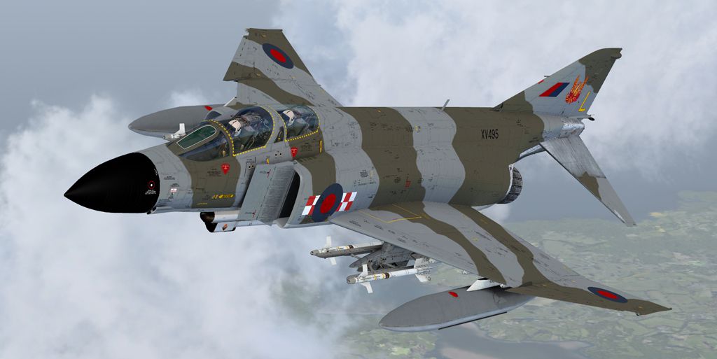RAF McDonnell Phantom FGR.2 56 Sqdn. 1977 for FSX