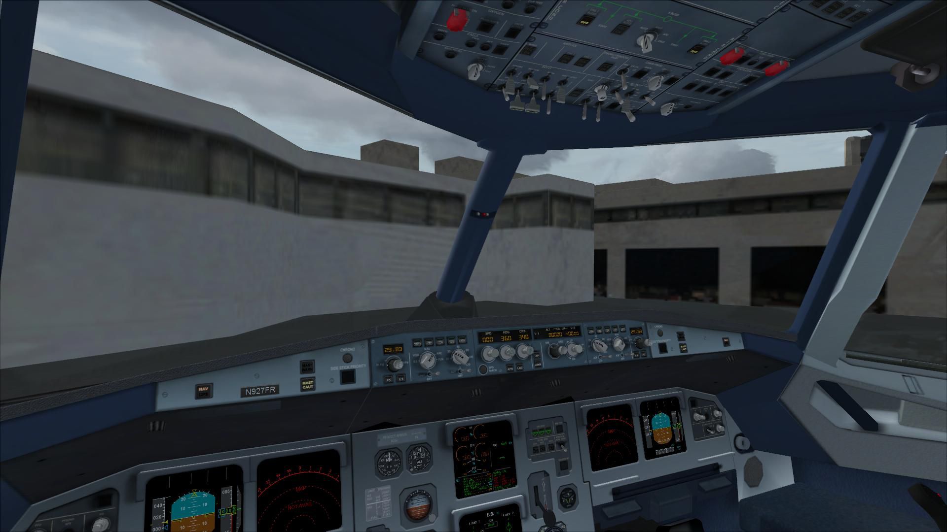 Project Airbus A319 With FD-FMC Panel for FSX