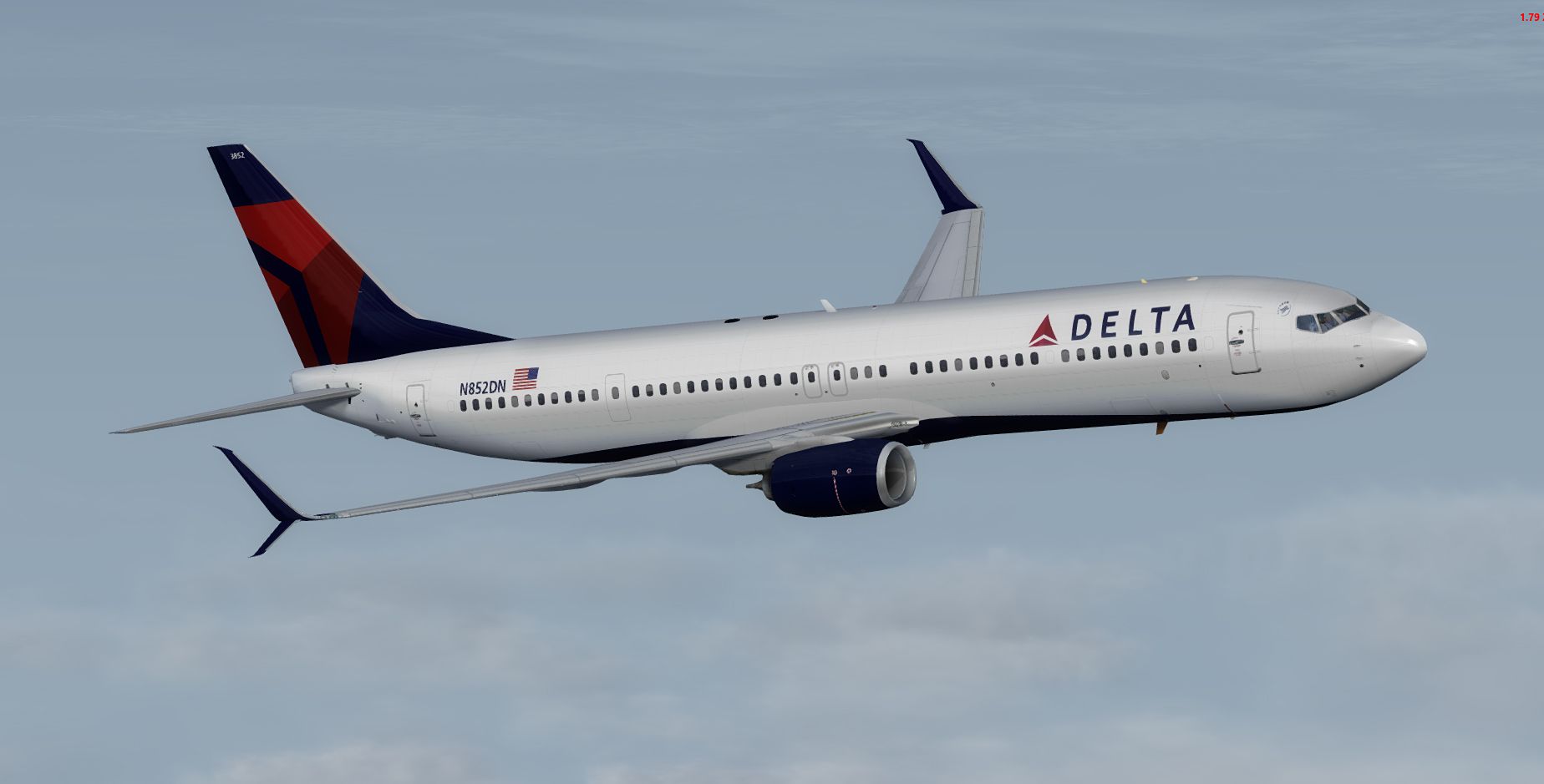 Delta Airlines Boeing 737 900ER For FSX