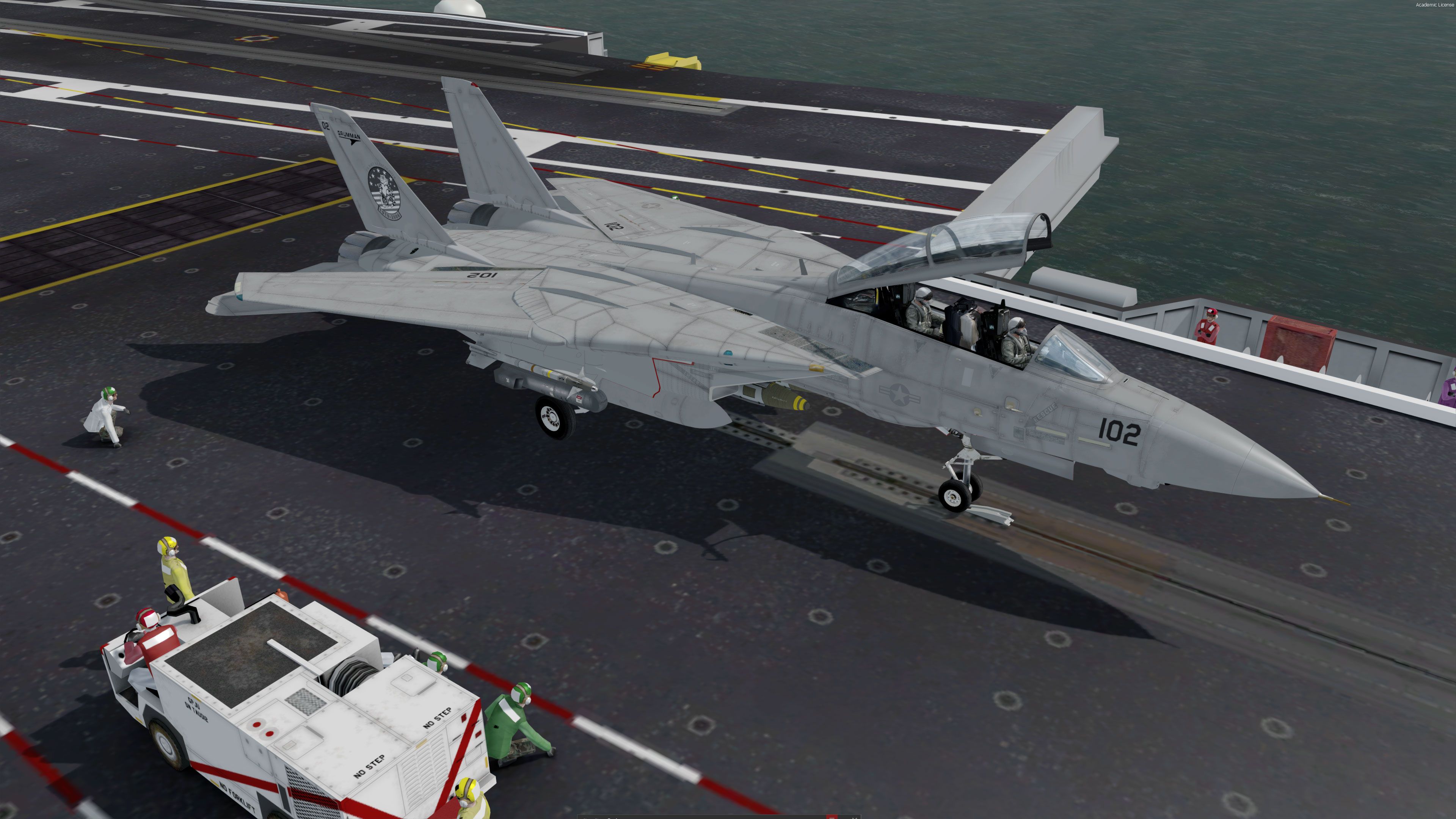 Grumman F-14D Tomcat Mega Pack for FSX & P3D