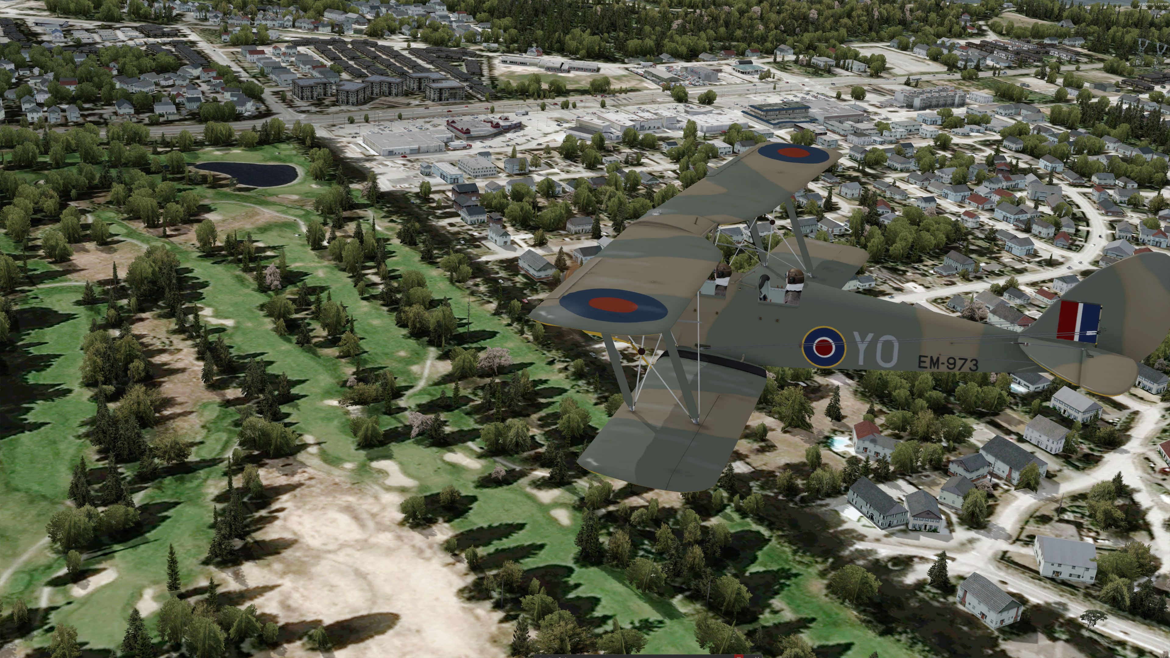 De Havilland DH82a Tiger Moth for FSX & P3D
