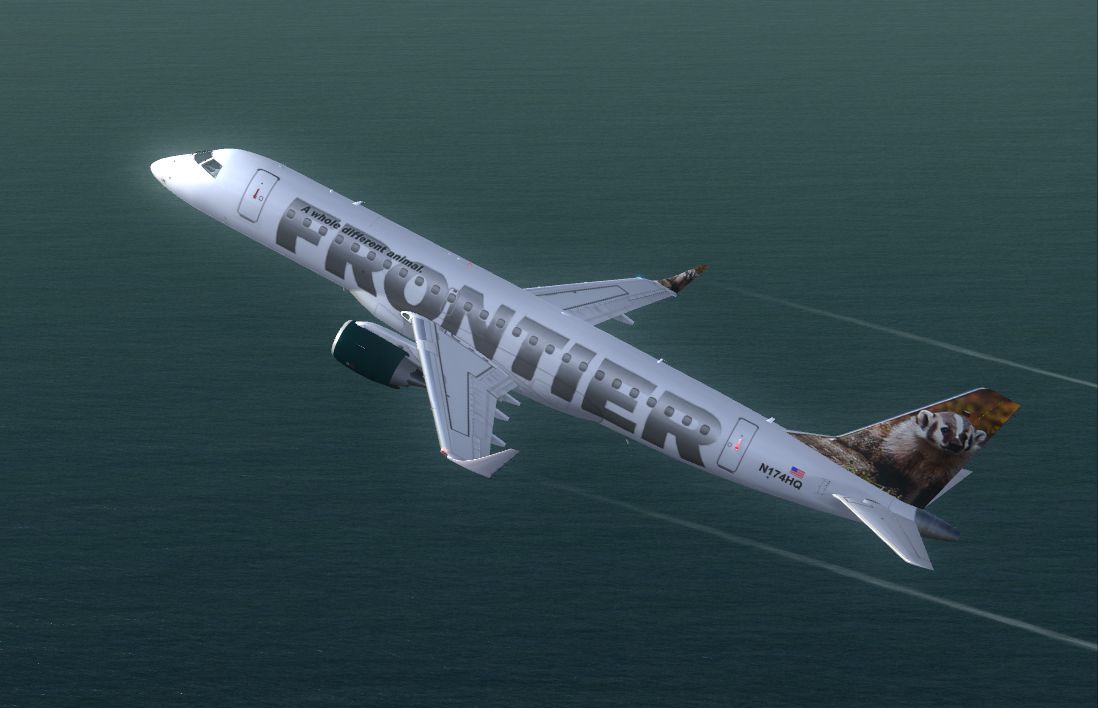 Frontier Embraer E190 for FSX