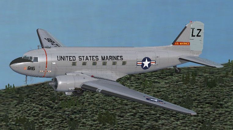 USMC R4D-6 Fleet Marine Force for FSX
