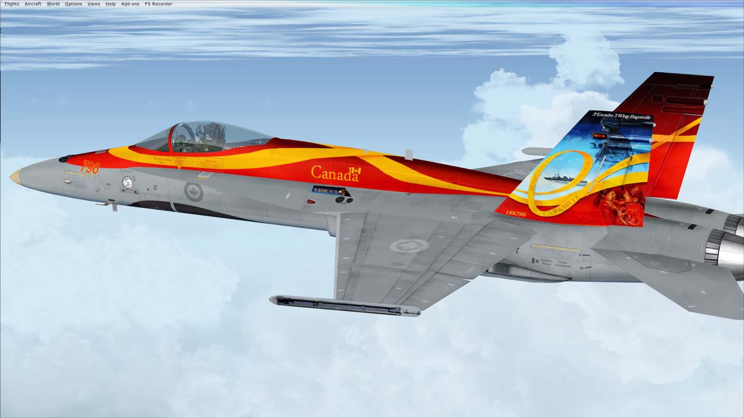 F/A-18C CF-18 2011 Demonstrator for FSX