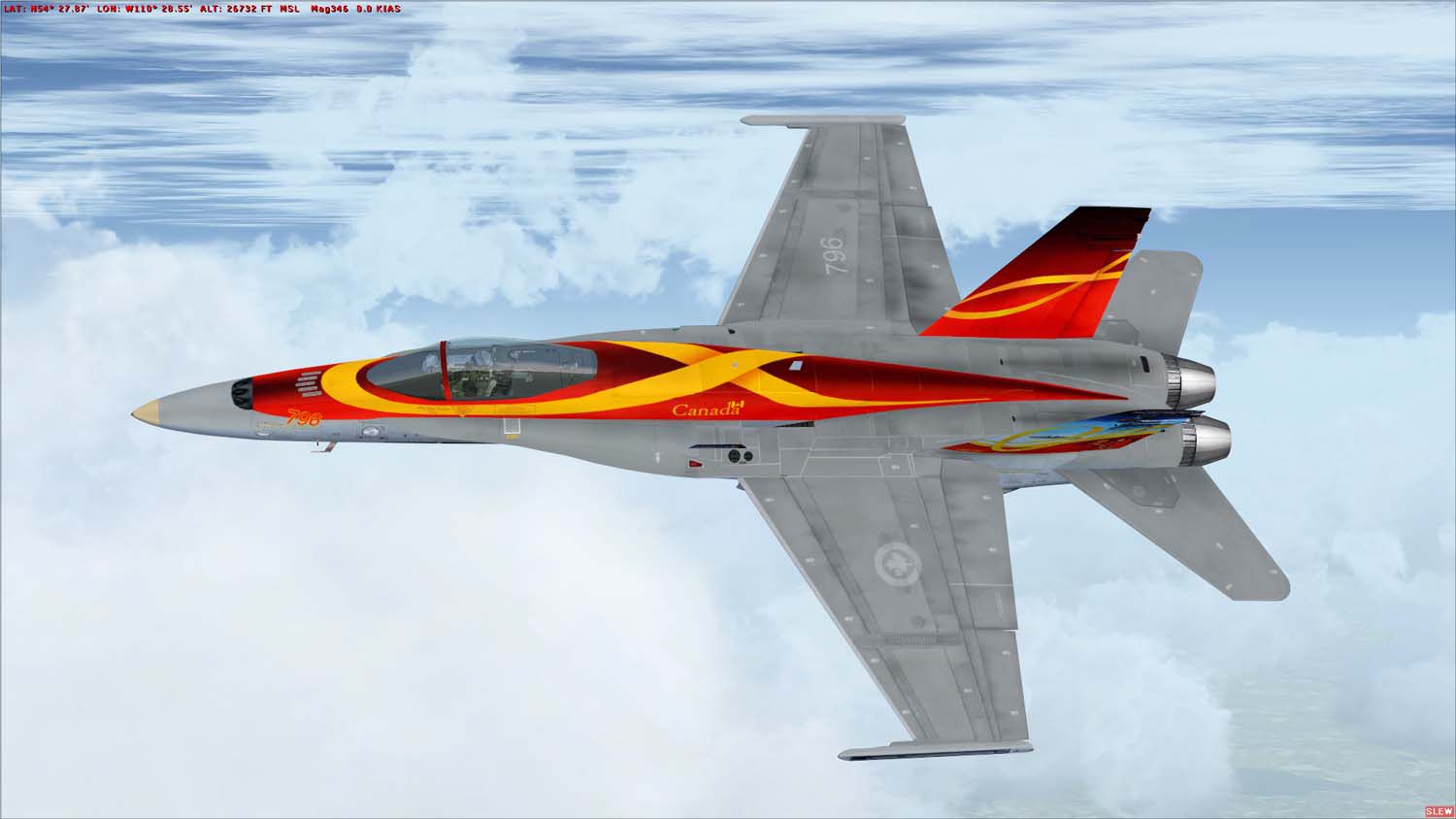F/A-18C CF-18 2011 Demonstrator for FSX