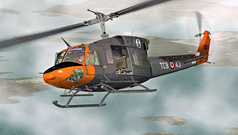 Turkish Navy Bell 212 For FSX Turkish Navy Bell 212 For FSX