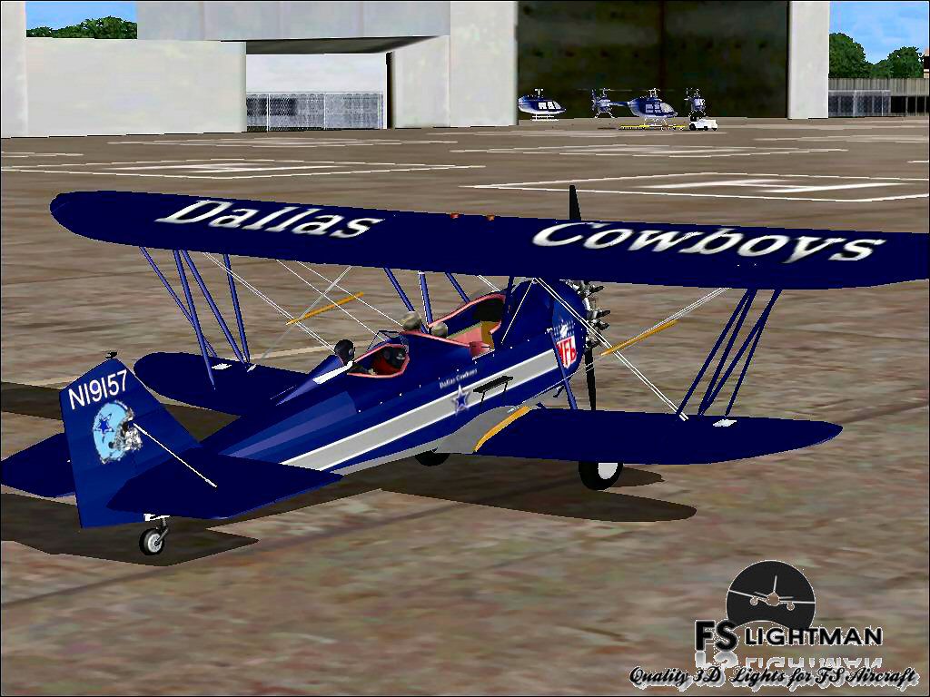 Dallas Cowboys Biplane for FSX