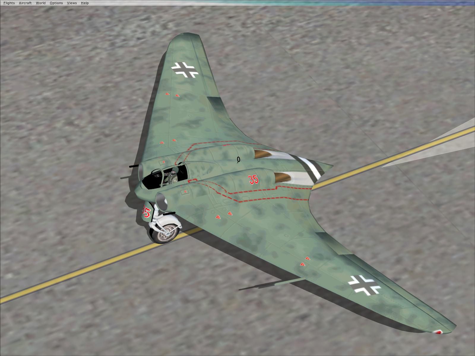 Horten Ho 229 For FSX