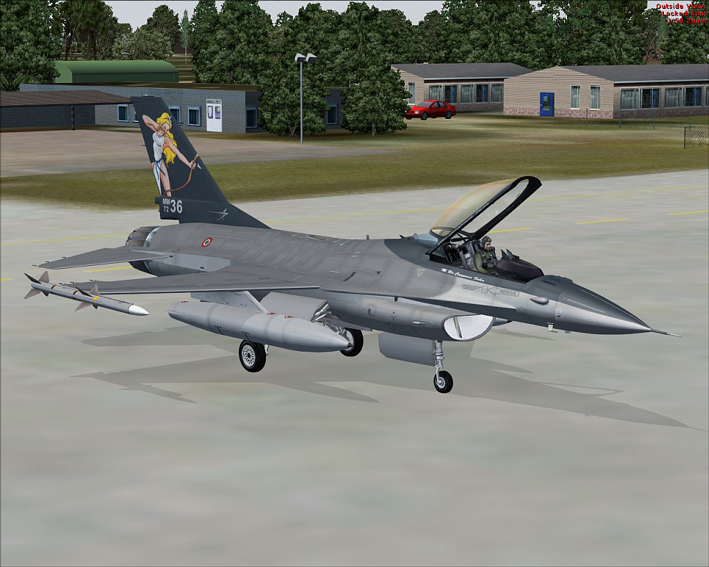 Italian Air Force F-16 "Con la Diana sul Petto" for FSX