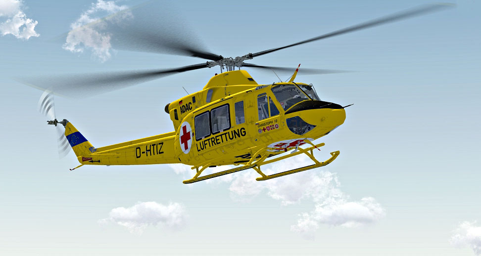 ADAC-Luftrettung Bell 412 for FSX
