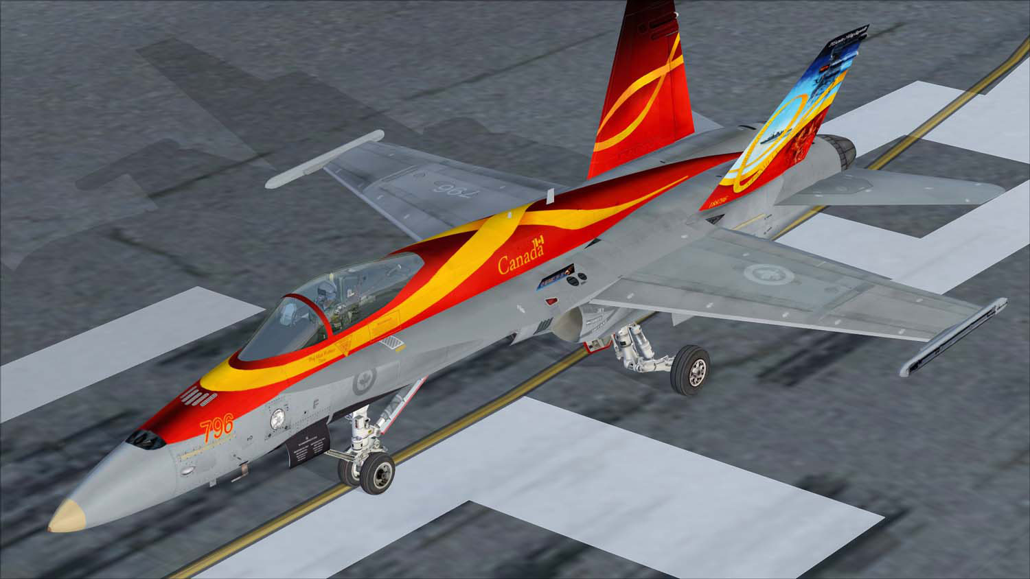 F/A-18C CF-18 2011 Demonstrator for FSX