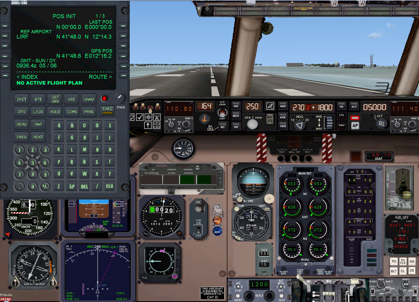 McDonnell Douglas MD-80 / MD-83 Panel for FSX