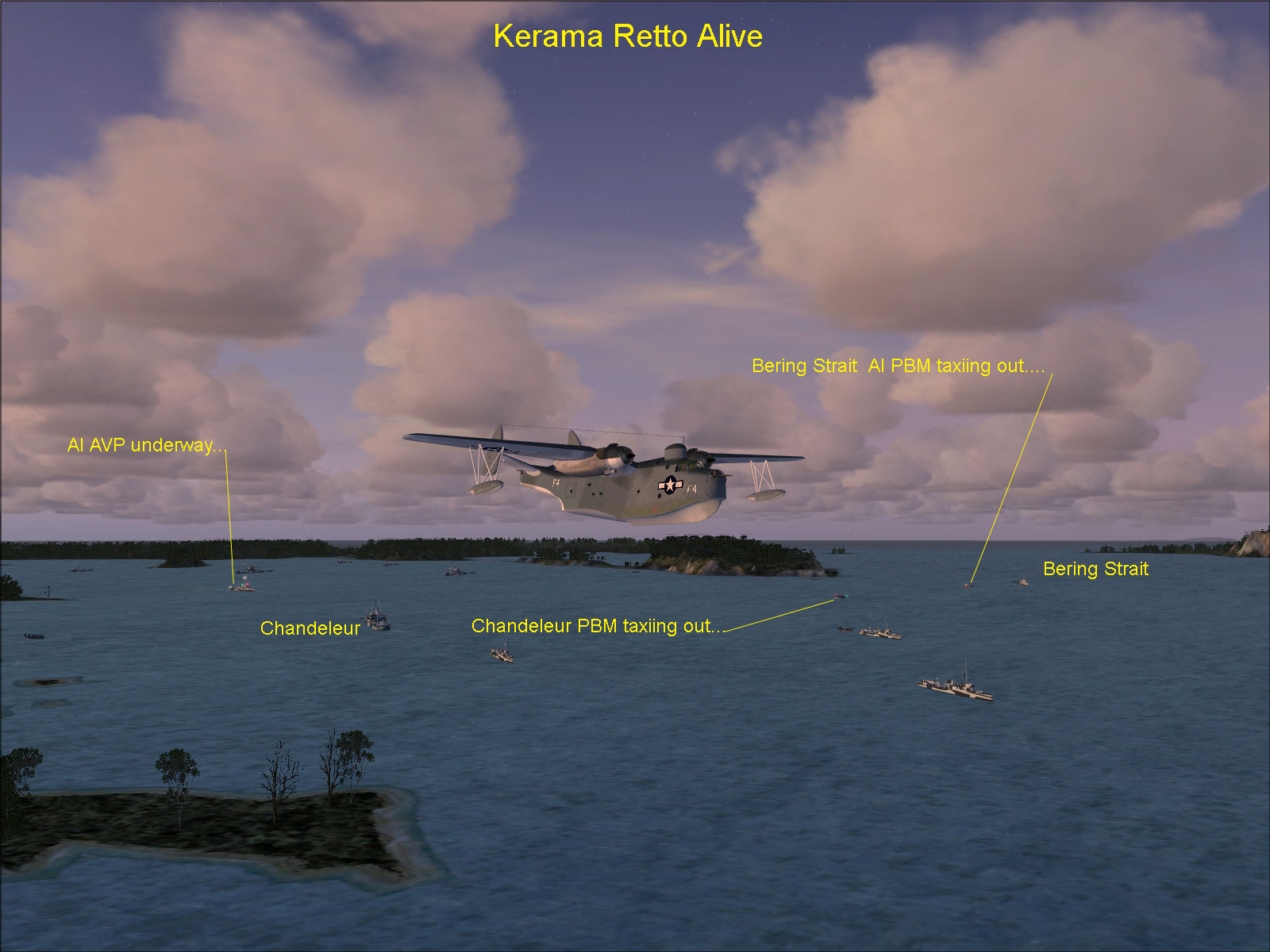 WWII Scenery Seaplane Aerodromes for FSX